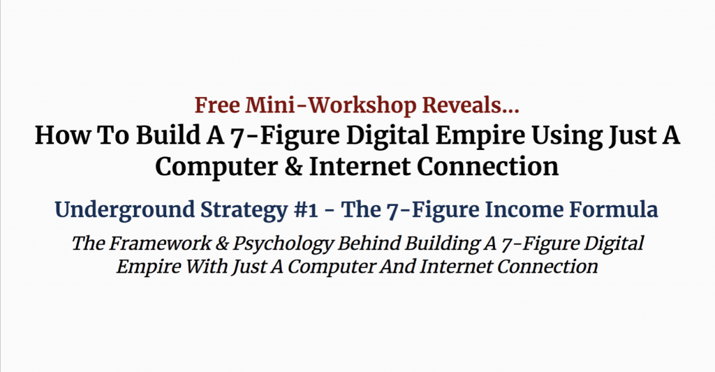 Free Mini-Workshop Part 1 - Digital Start-Up Toolkit